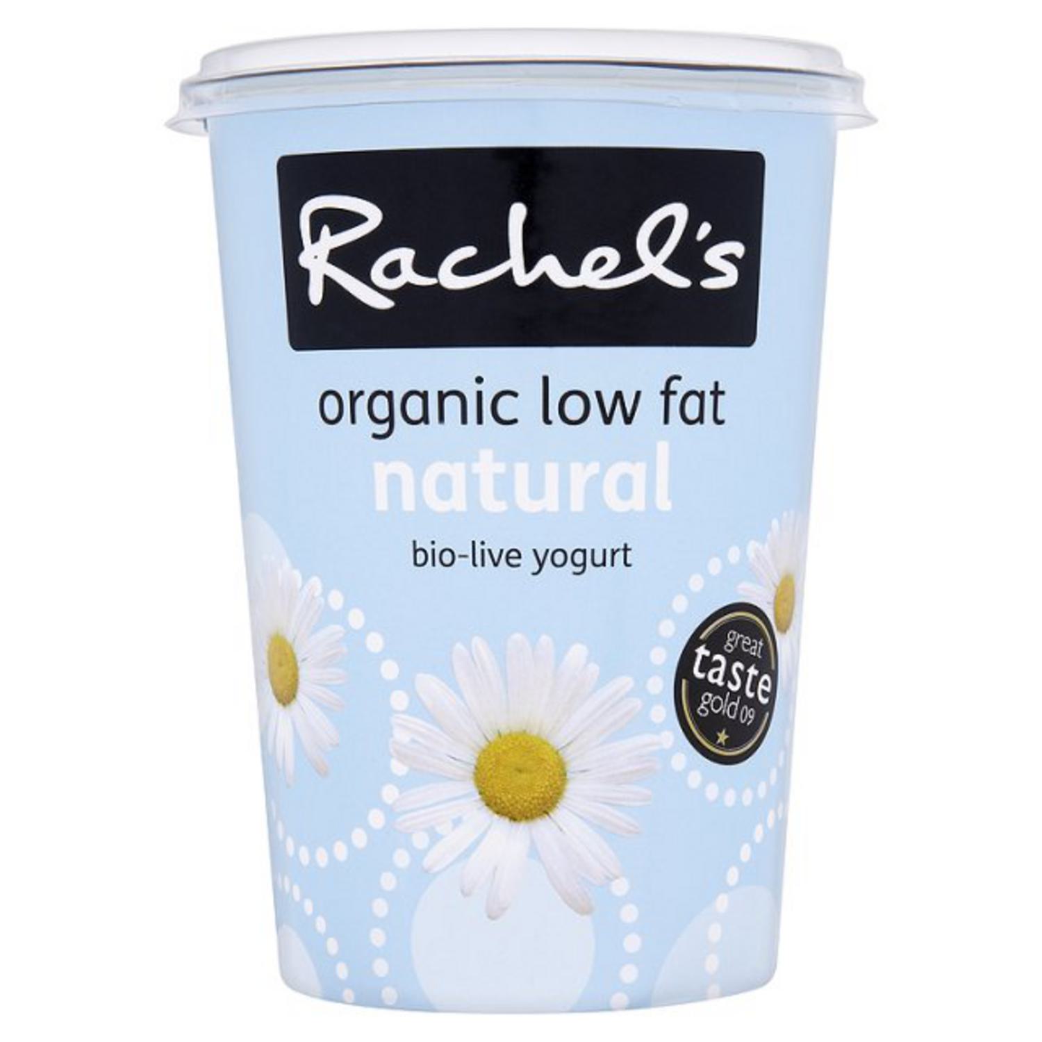Organic Natural Yoghurt low fat in 450g from Rachel's Organic Natural Yoghurt low fat in 450g from Rachel's